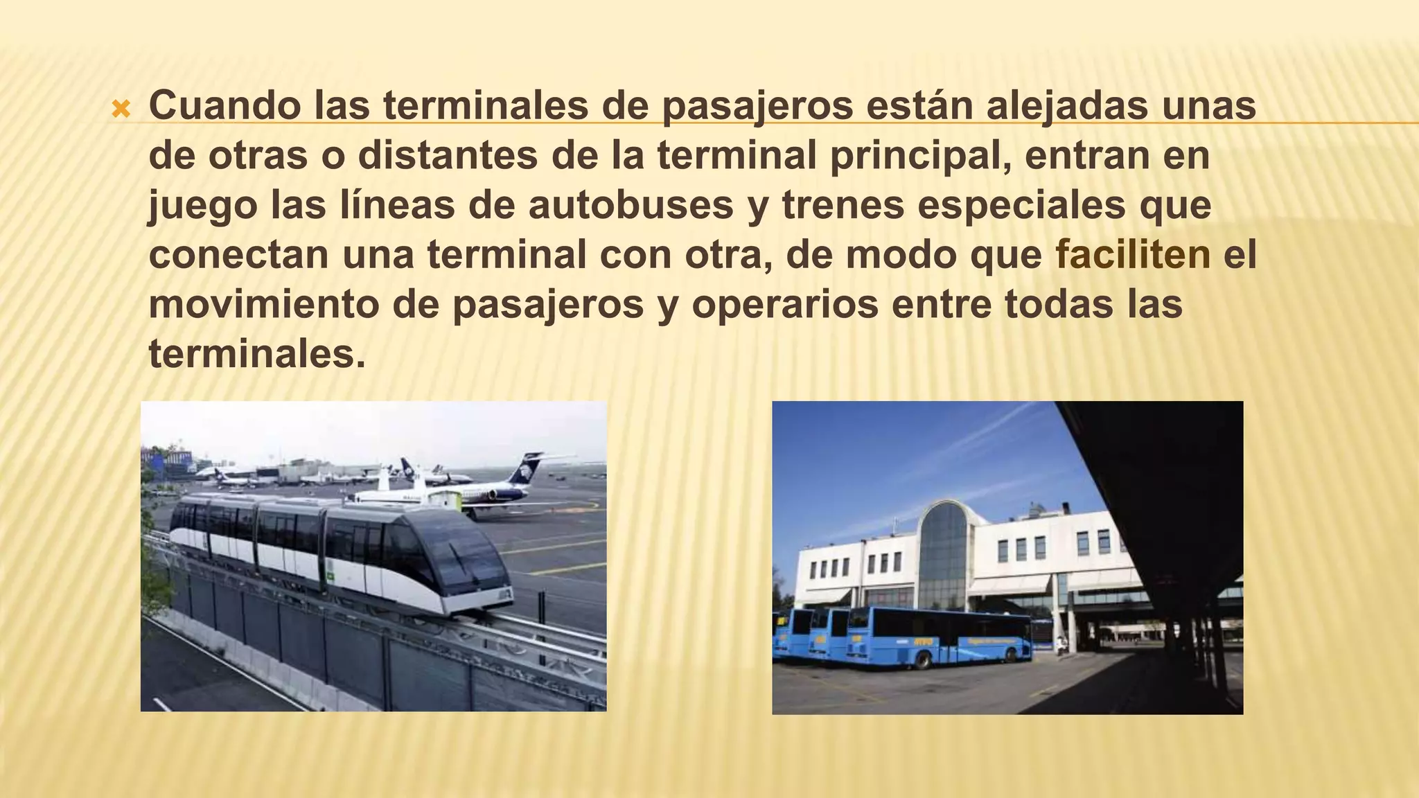 Zona terminal y plataformas | PPTX