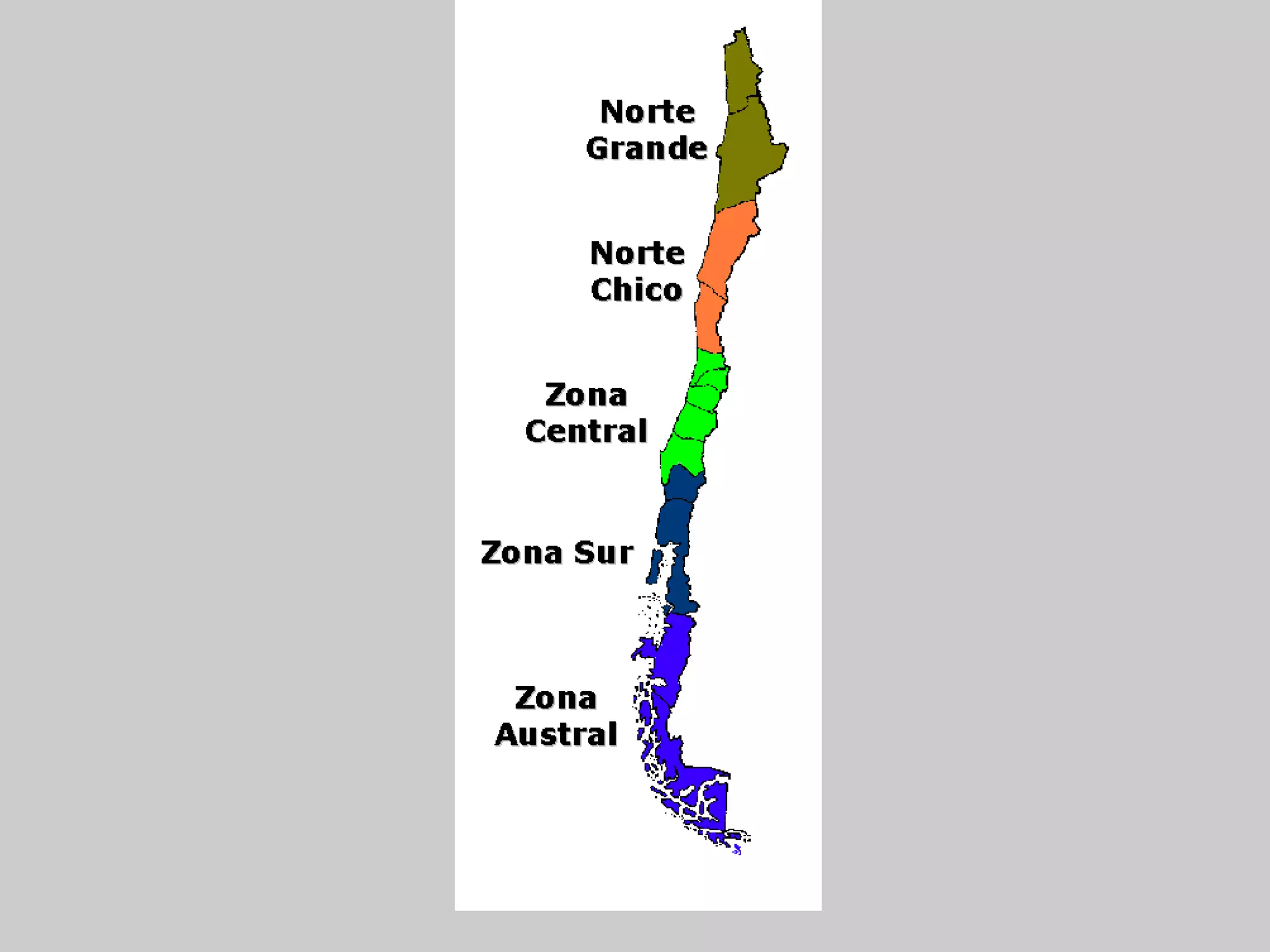 Zona central, sur y austral | PPT