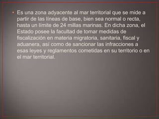 Zona contigua | PPTX
