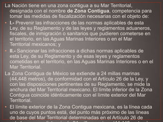 Zona contigua | PPTX