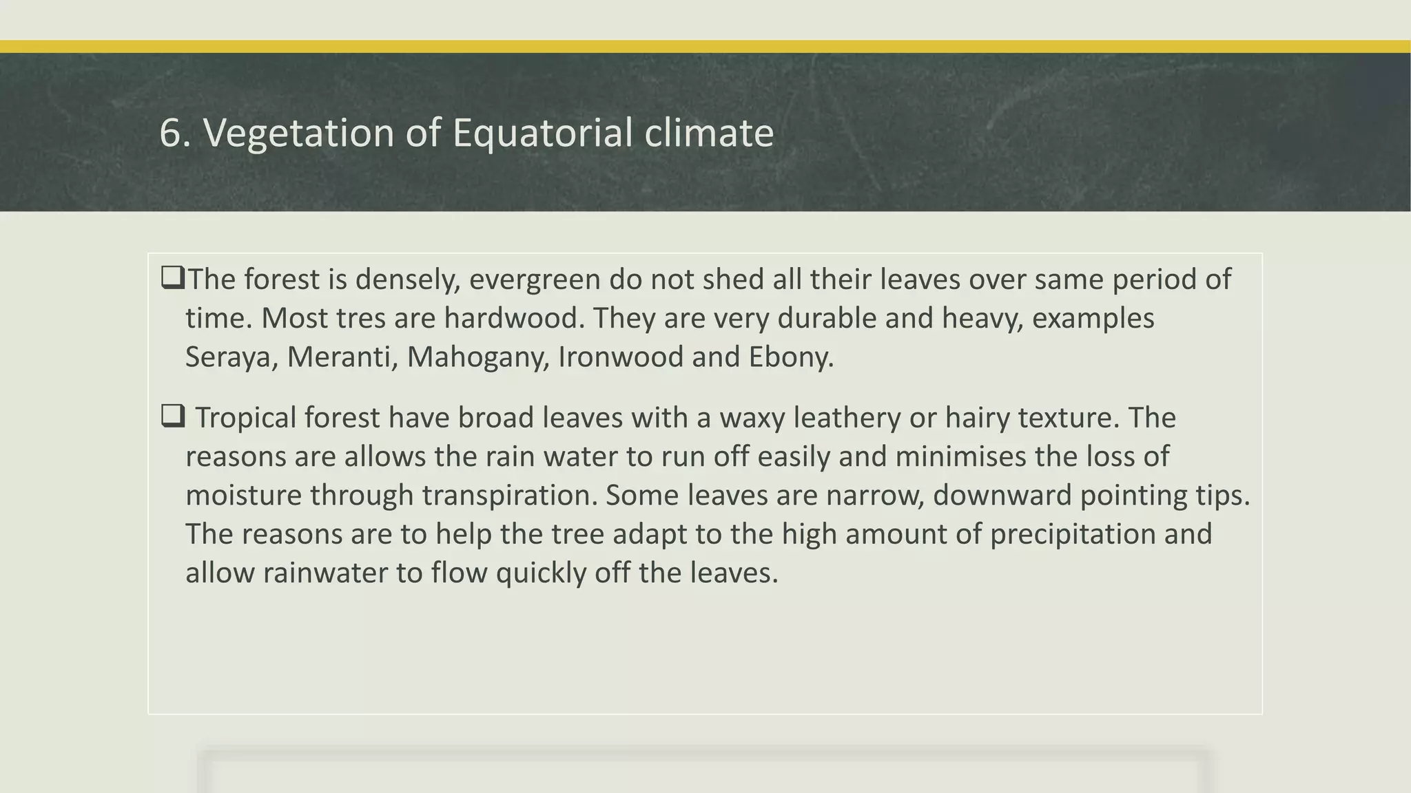 equatorial climate | PPTX