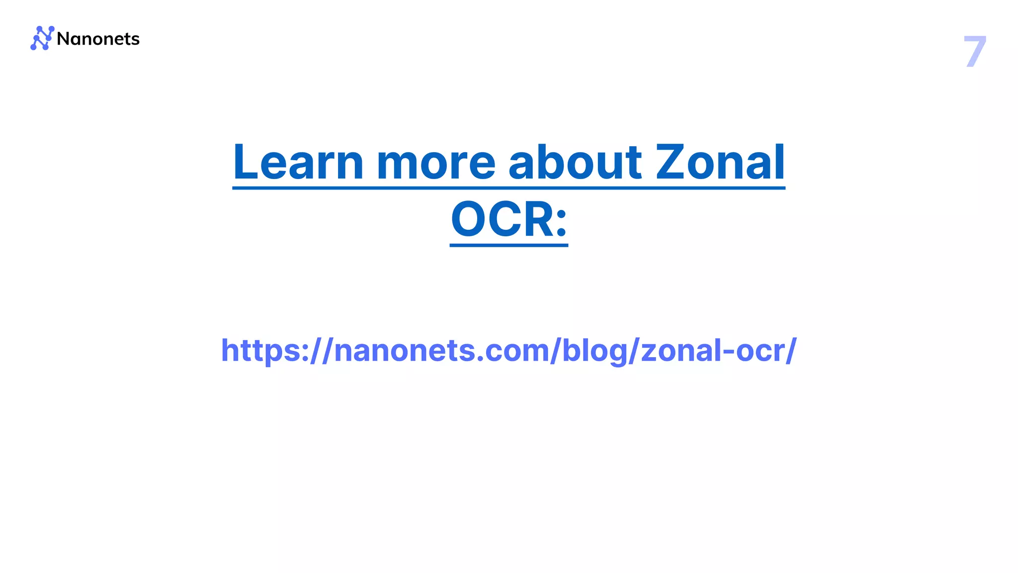 What is Zonal OCR? | PPT