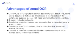 What is Zonal OCR? | PPT