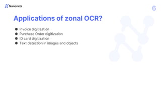 What is Zonal OCR? | PPT