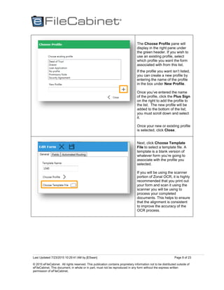 Zonal OCR User Guide | PDF