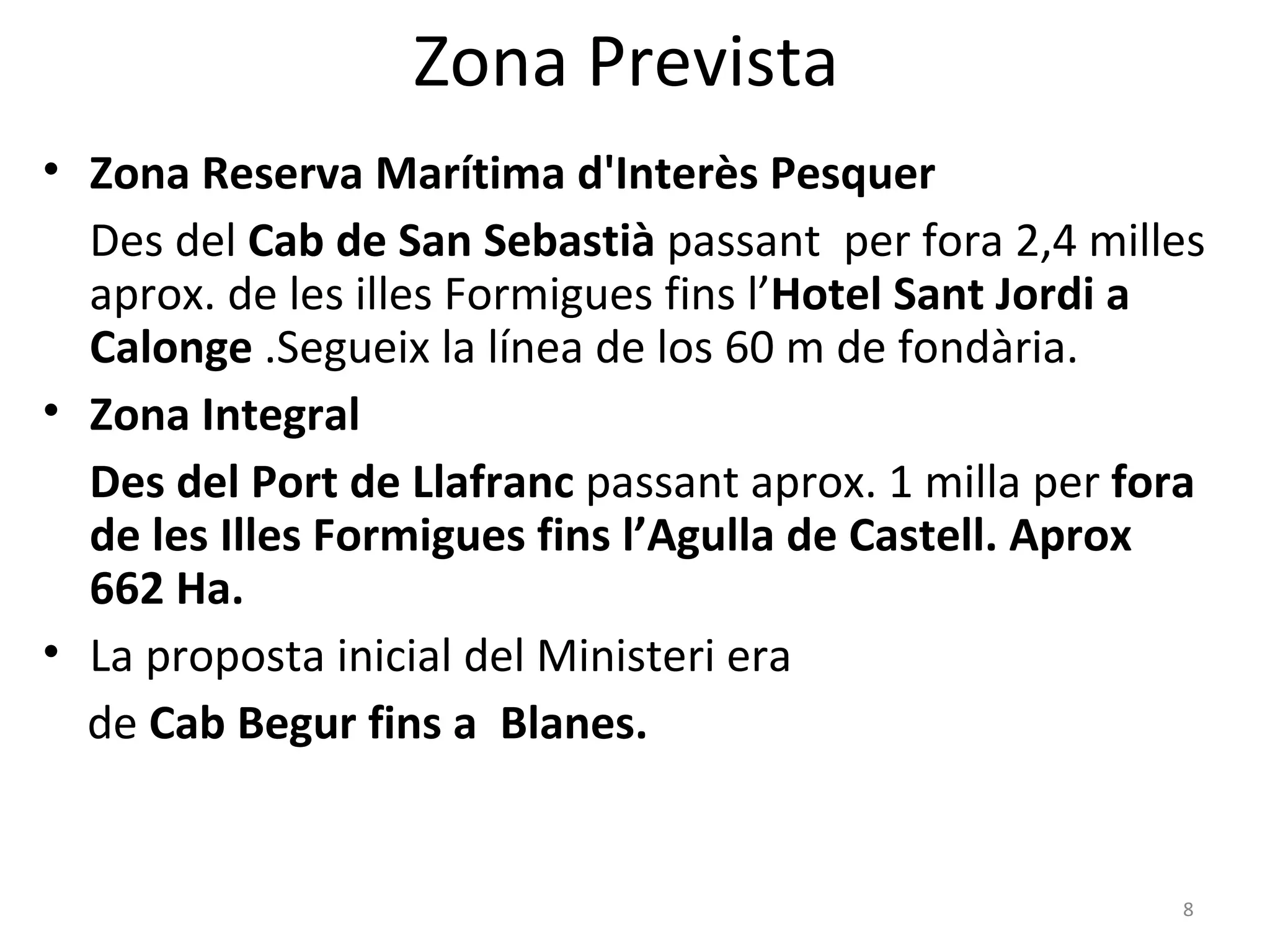 RESERVA MARINA ILLES FORMIGUES | PPT