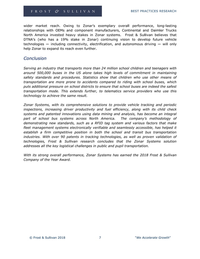 Zonar Systems Award Write Up | PDF