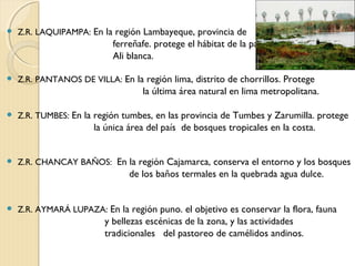 Zonas reservadas | PPT