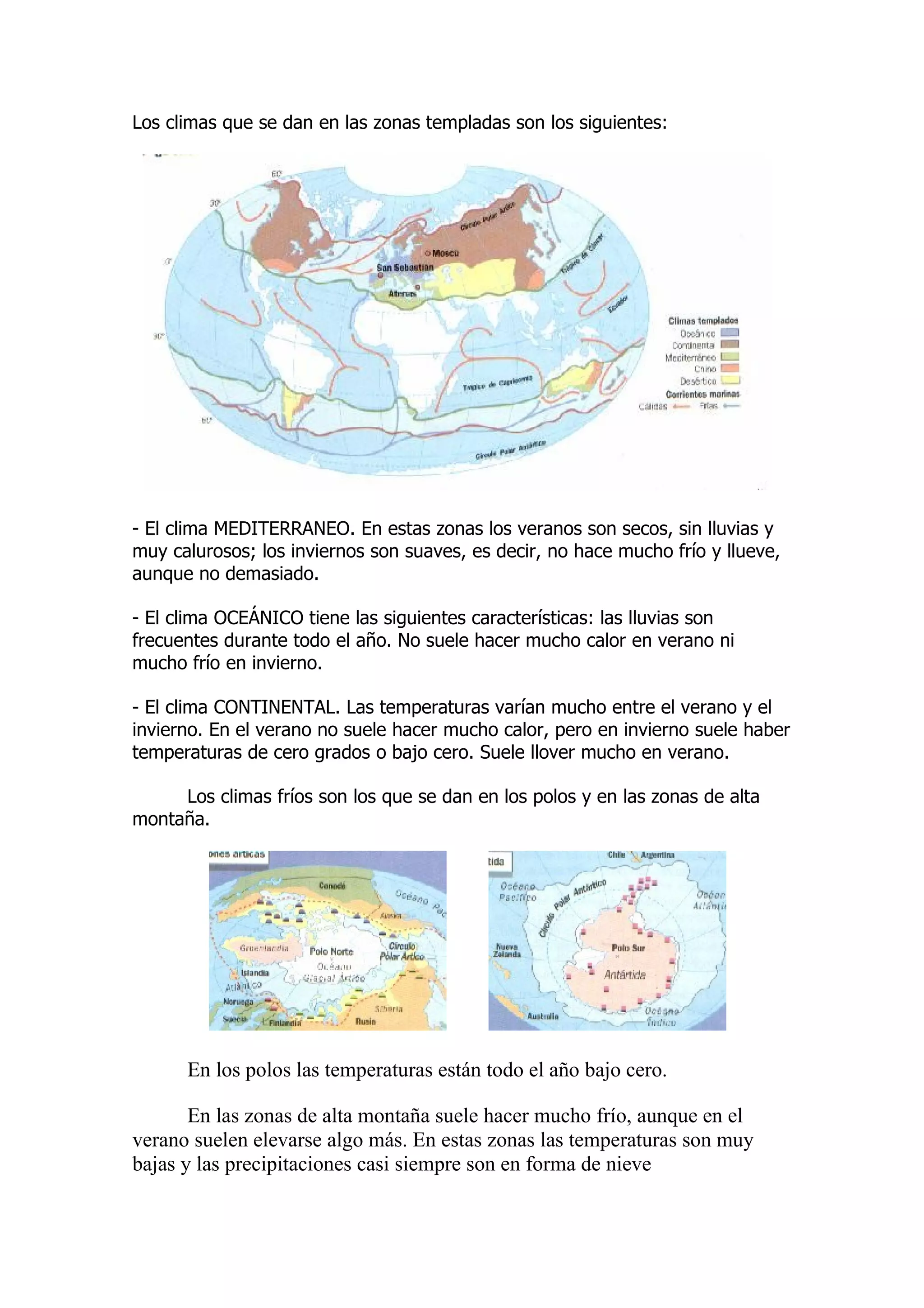 Zonas termicas de la tierra | DOC