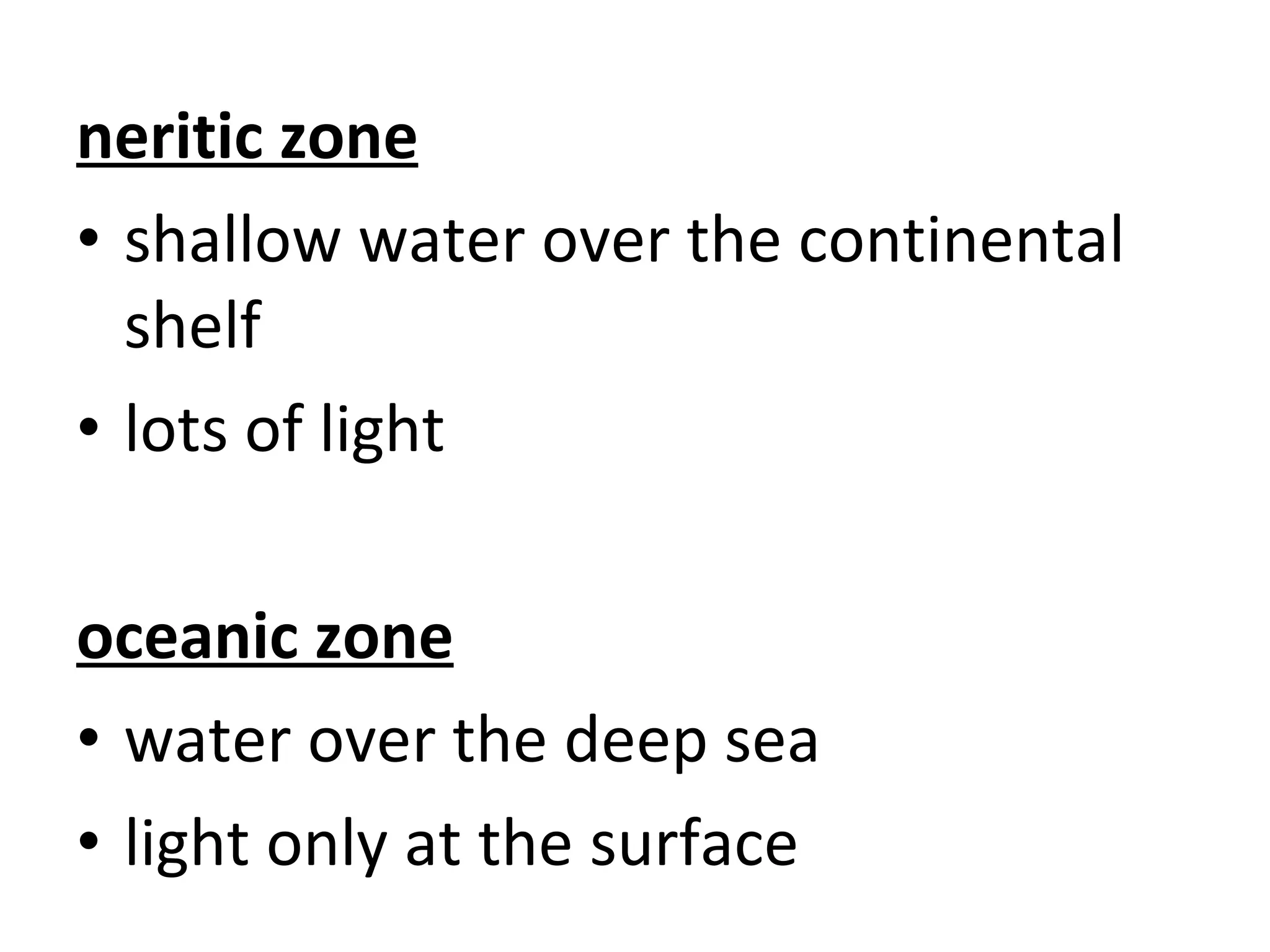 Zonation in the ocean powerpoint | PPT