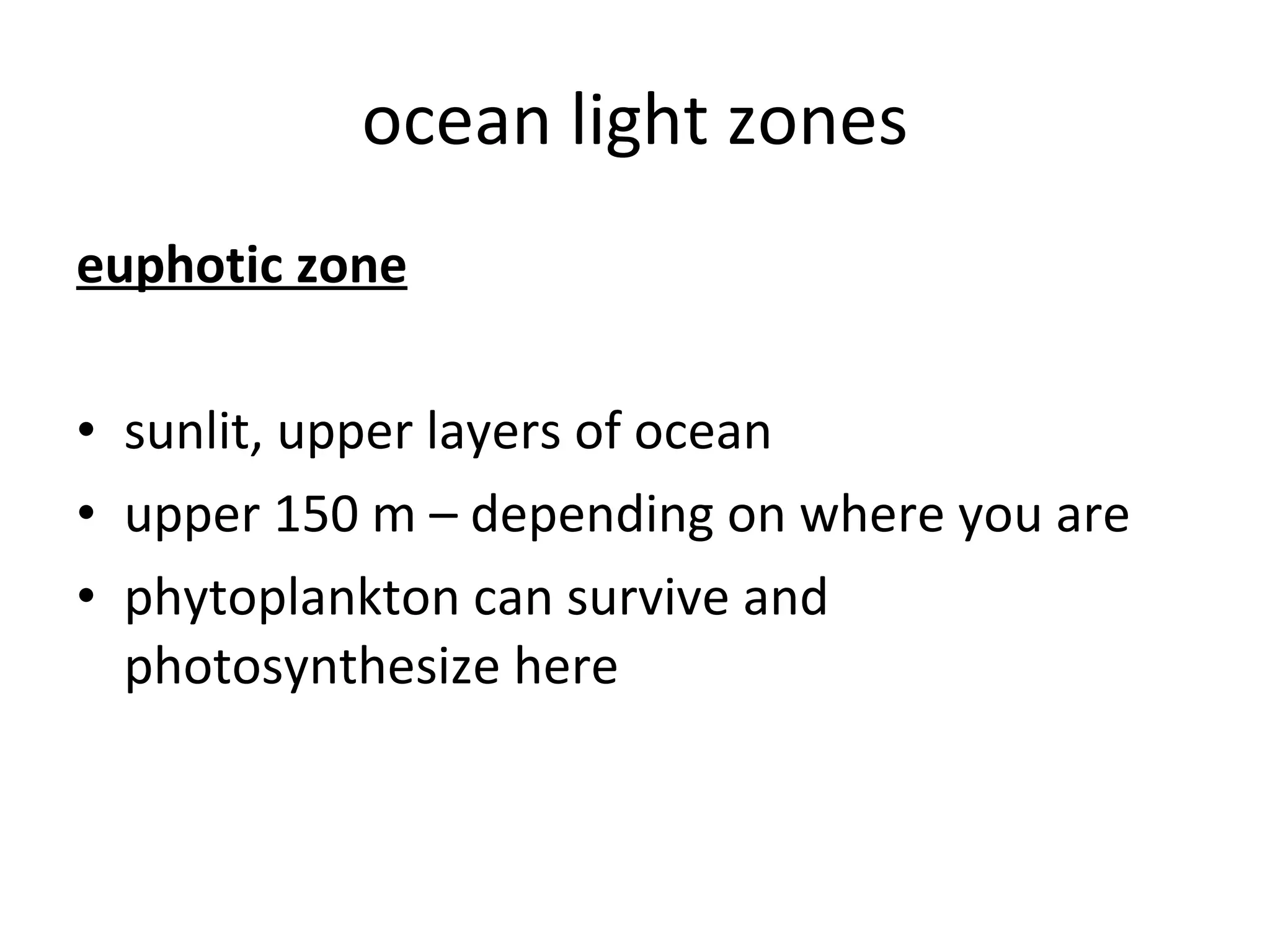 Zonation in the ocean powerpoint | PPT