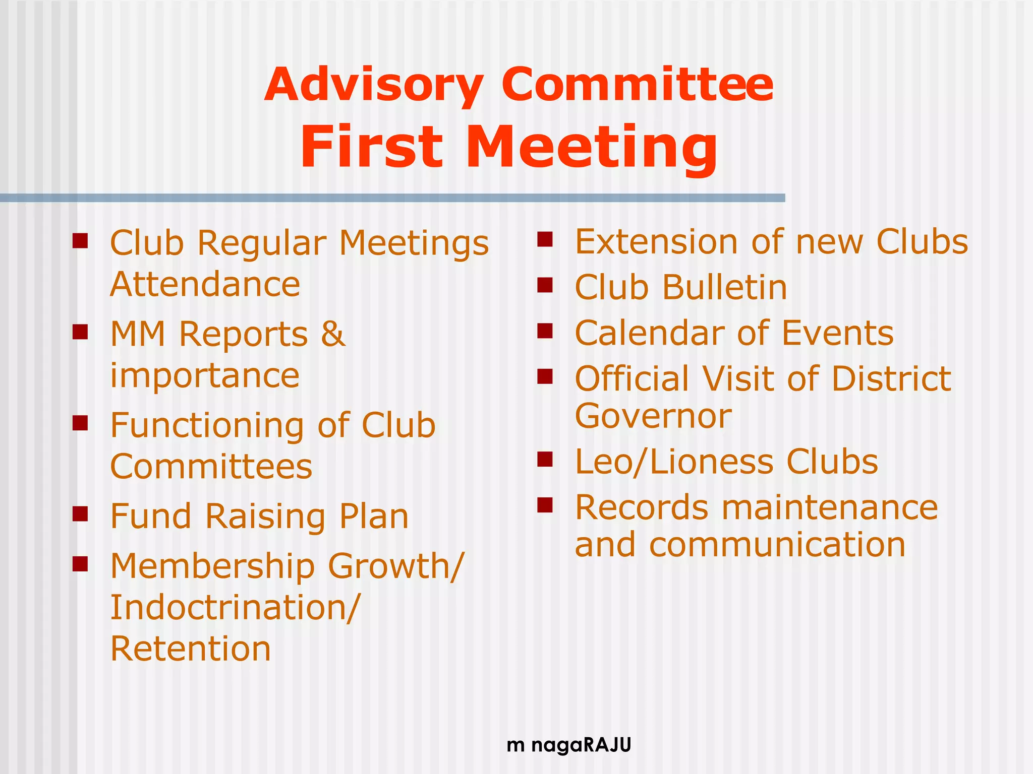 Zone Chairman Duties | PPT