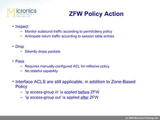 Zone Based Policy Firewall | PPT