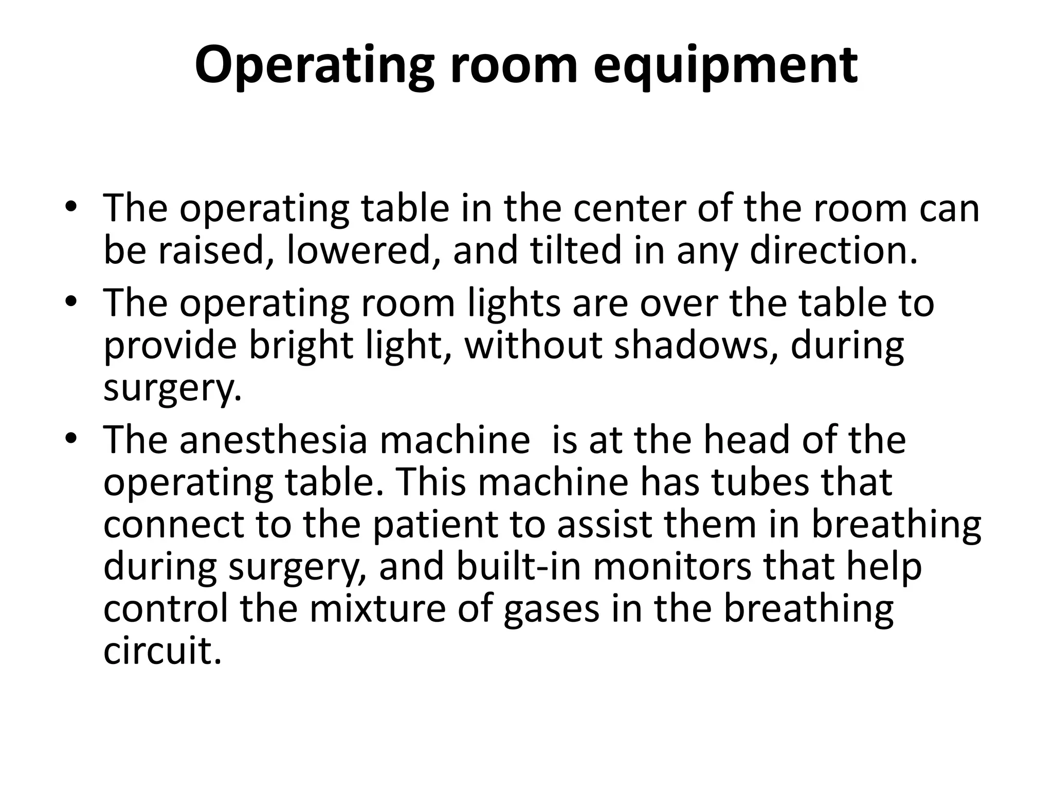 Zone in operation theater | PPTX