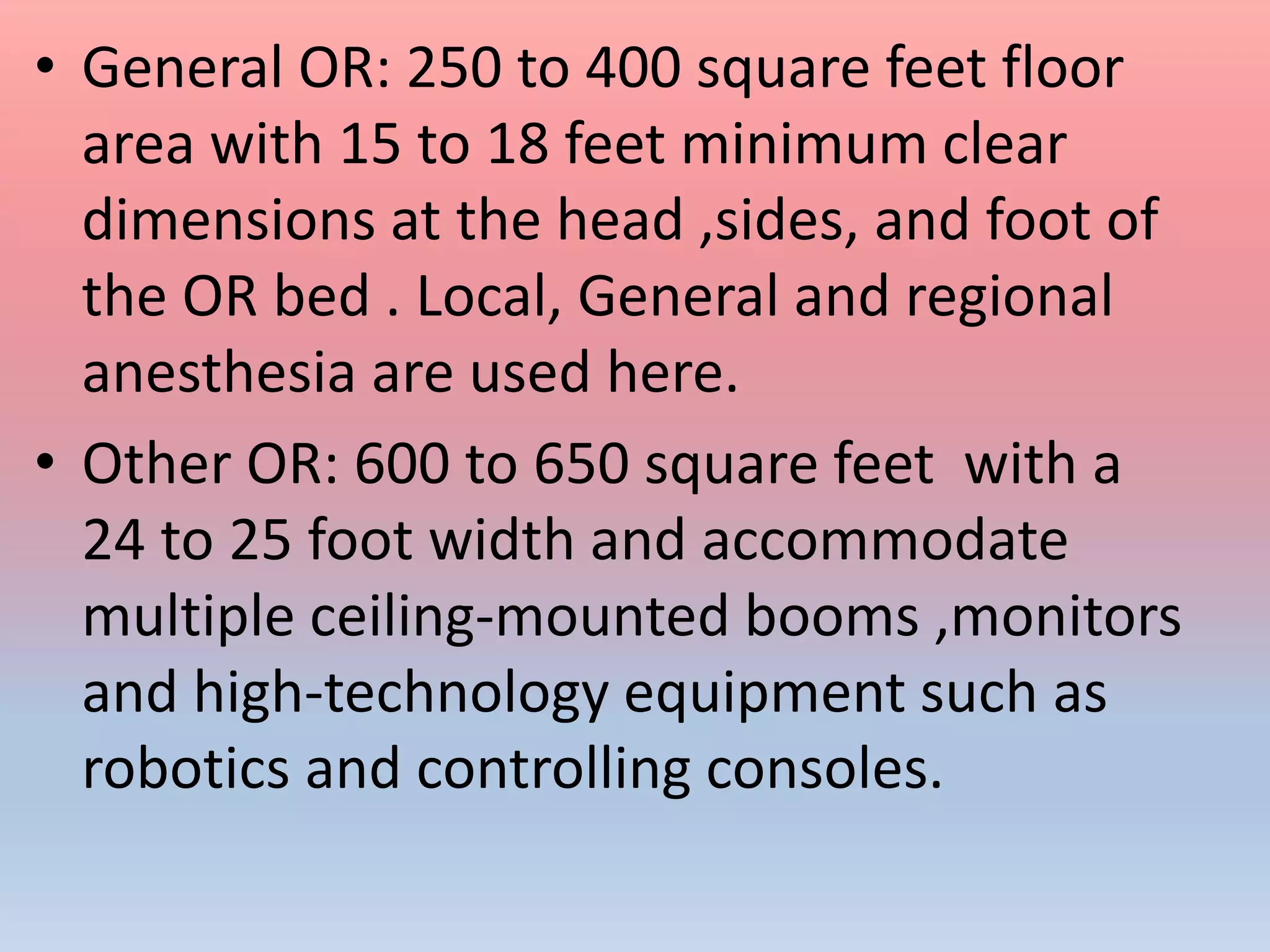 Zone in operation theater | PPTX
