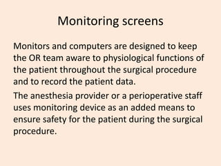 Zone in operation theater | PPTX