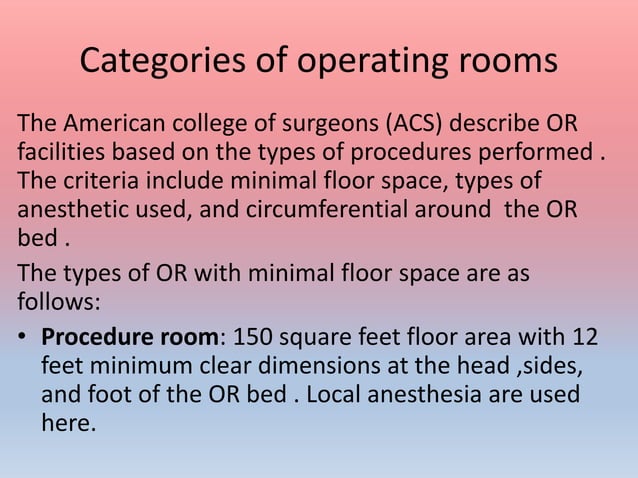Zone in operation theater | PPTX