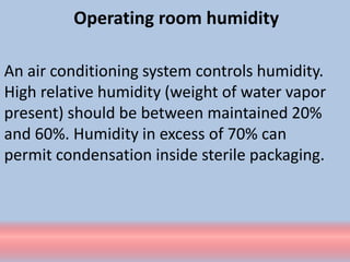 Zone in operation theater | PPTX