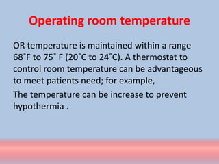 Zone in operation theater | PPTX