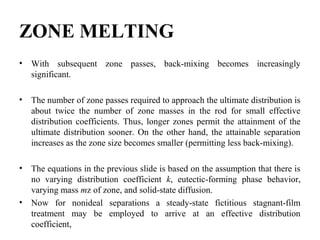 Zone melting | PPT