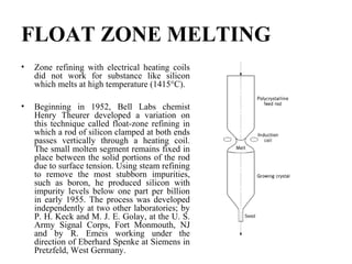 Zone melting | PPT