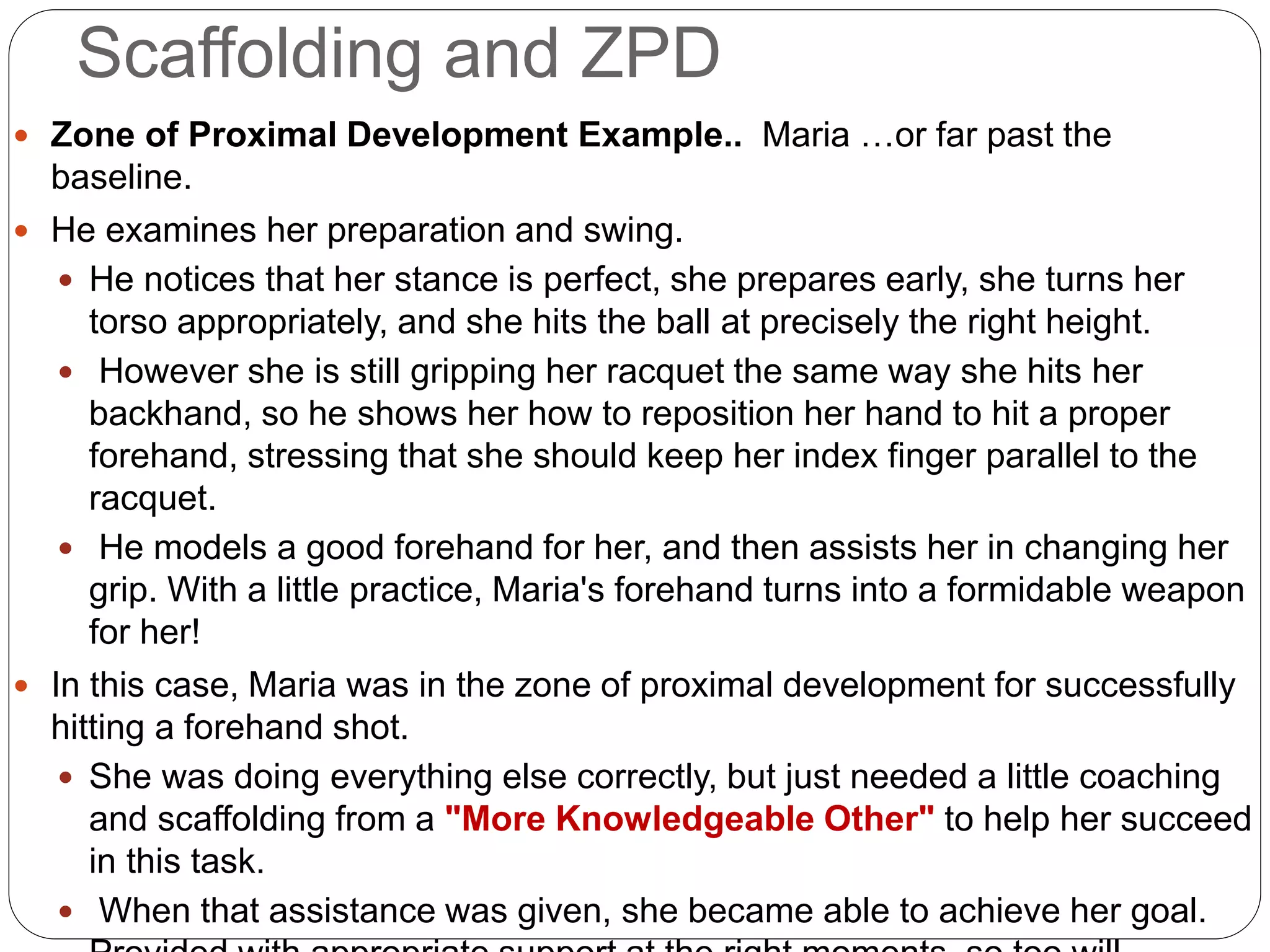 Scaffolding and Zone of proximal development(zpd) | PPTX
