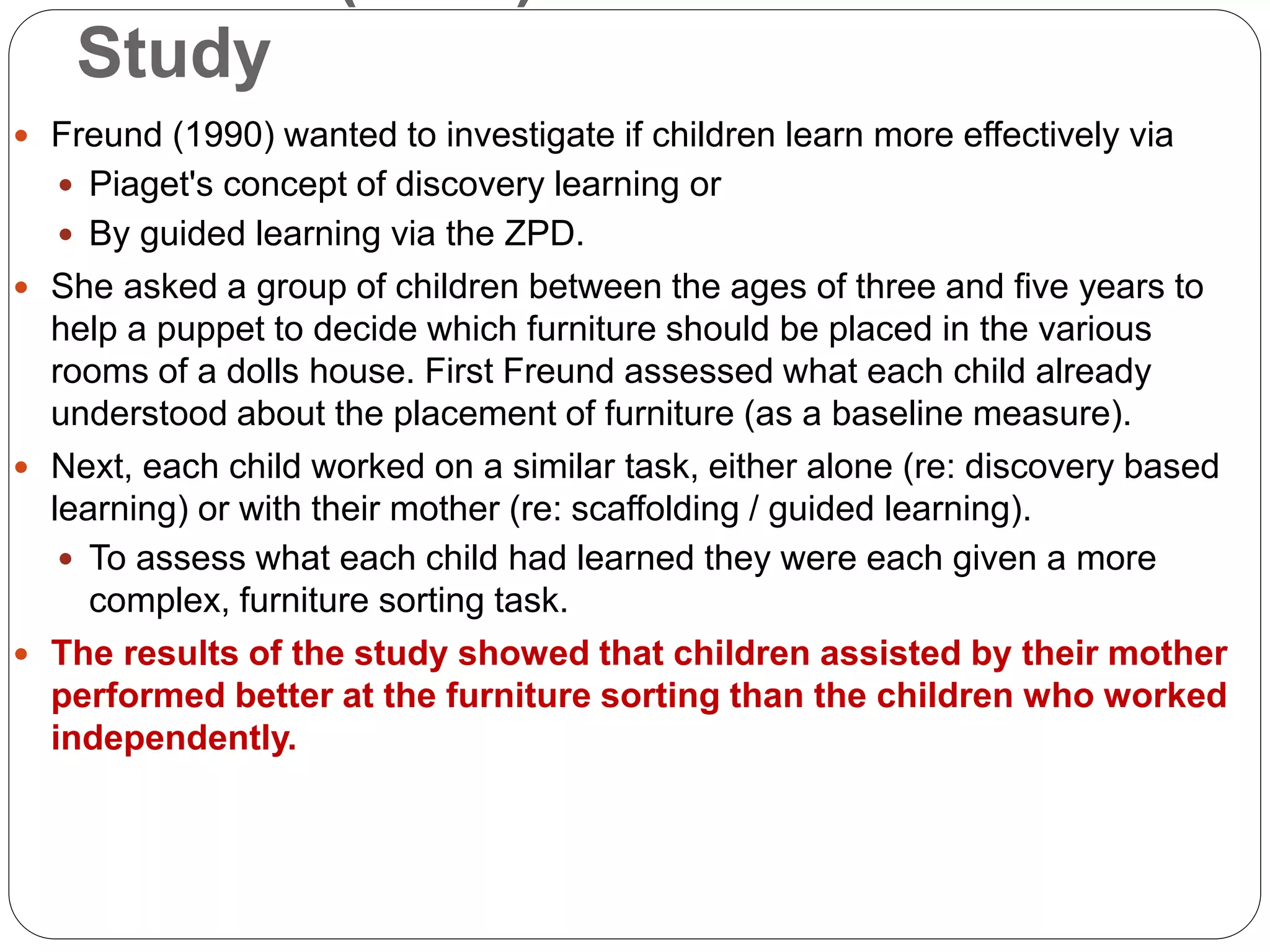 Scaffolding and Zone of proximal development(zpd) | PPTX