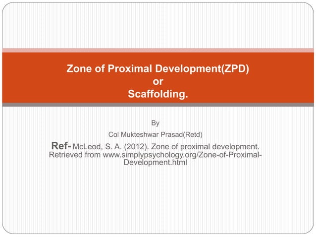 Scaffolding and Zone of proximal development(zpd) | PPTX | Parenting ...