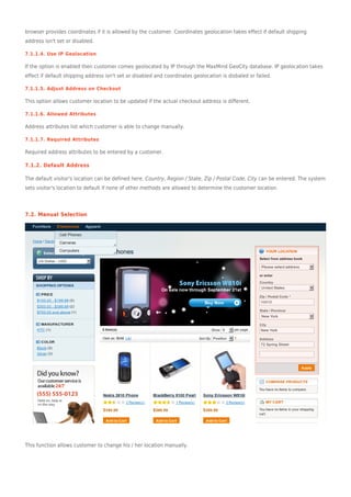 Zones Manager Magento Module Manual 1.0.0.0 | PDF