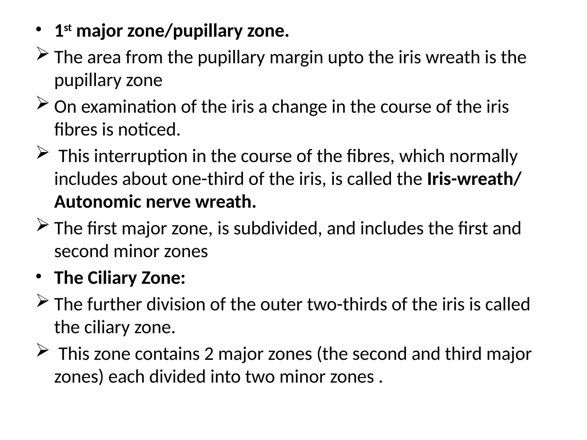 zones of iris-1.pptx zones of iris zones | PPTX