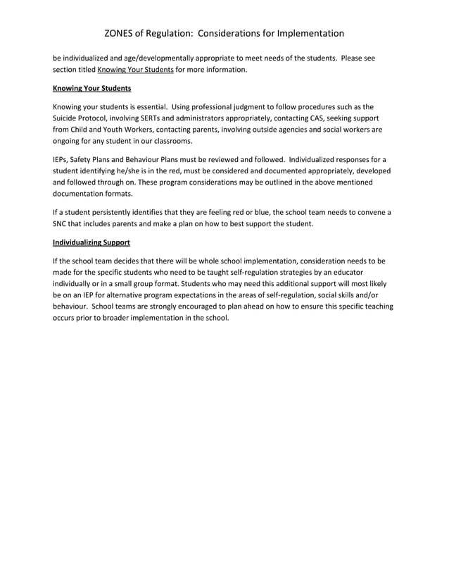 Zones+of+regulation+guide+for+school+wide+implementation[1] | PDF