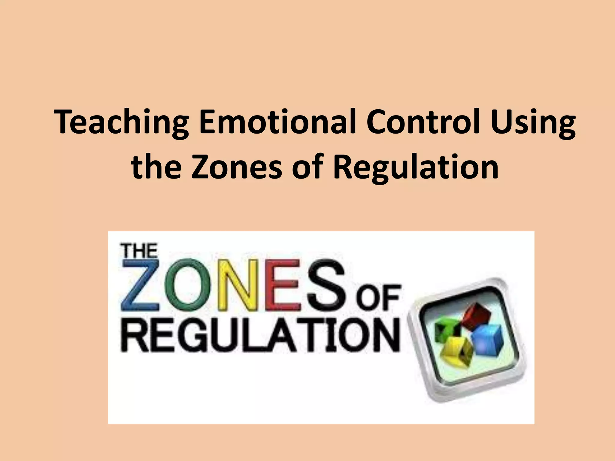 Zones of Regulation | PDF