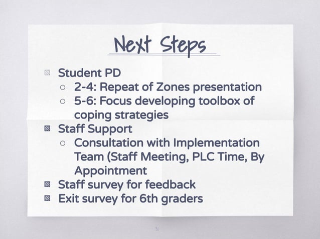 Zones of regulation presentation 2019 | PDF