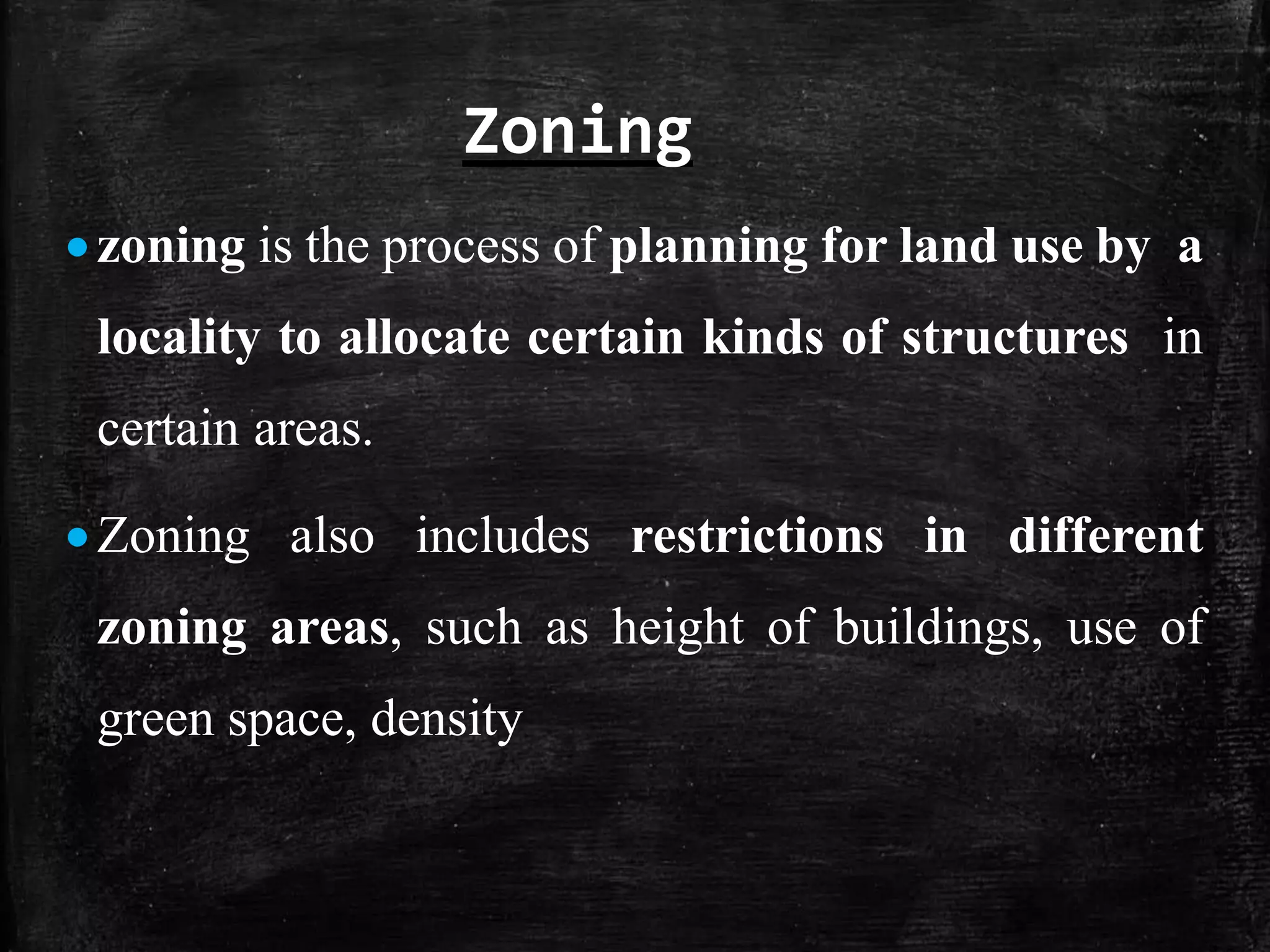 Zoning | PPTX | Developmental Sites | Real Estate