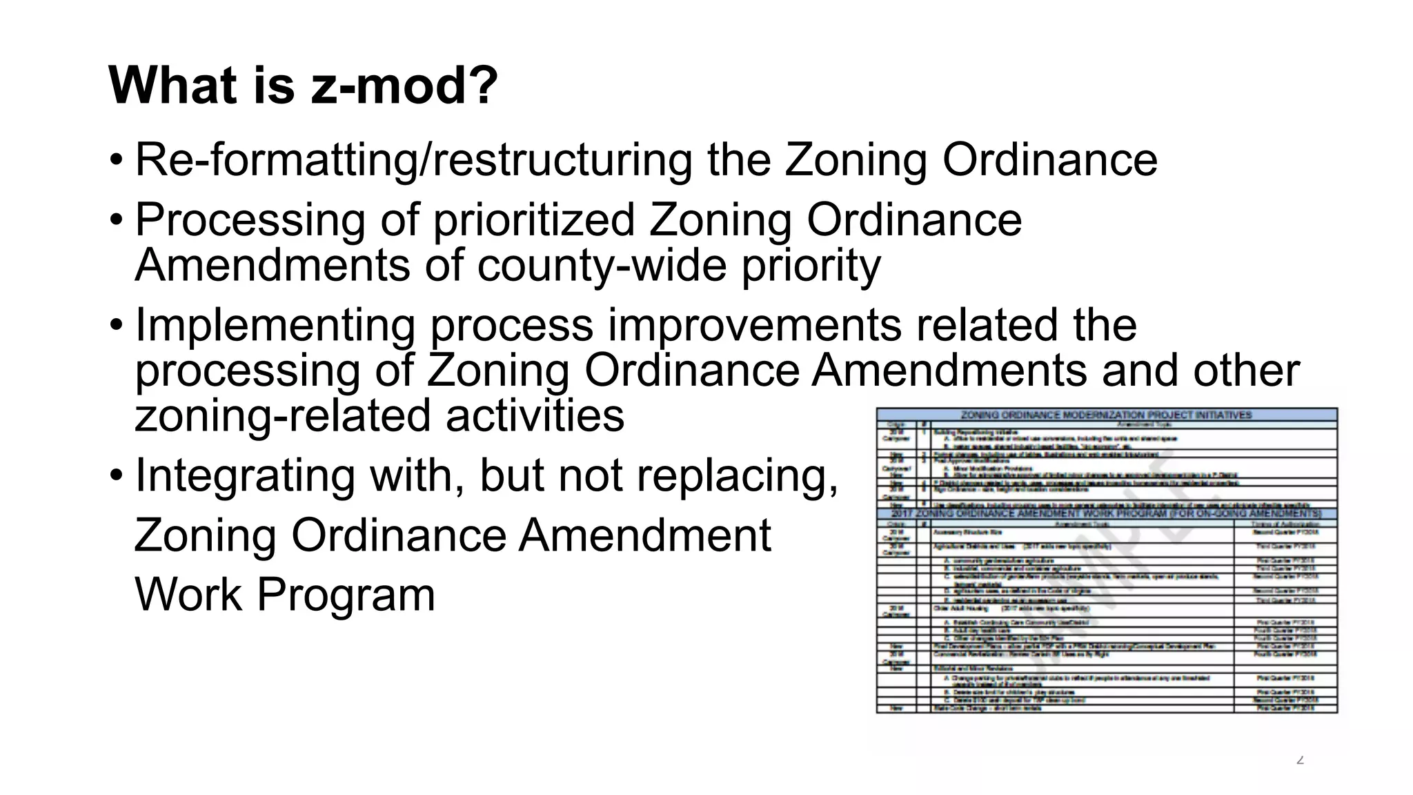 Fairfax County Zoning Ordinance Modernization Project | PPT