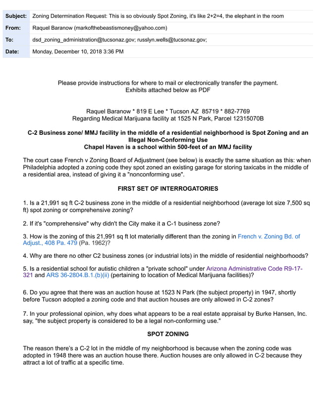 Medical Marijuana Store within 500-feet of a School, Spot Zoning ...