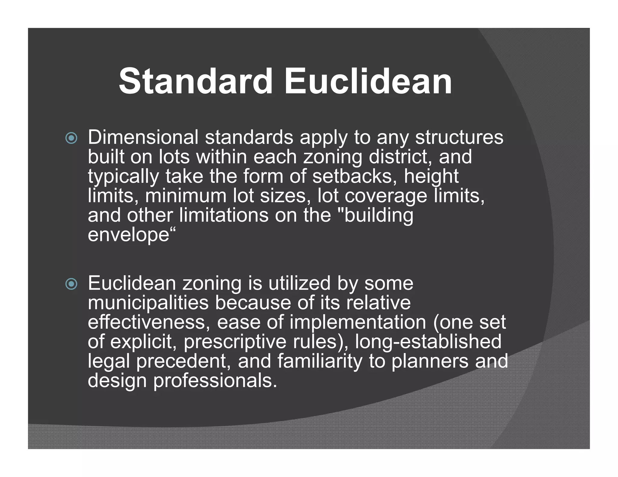 Zoning and subdivision of land | PDF