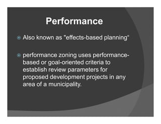 Zoning and subdivision of land | PDF