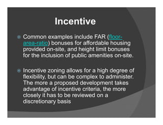 Zoning and subdivision of land | PDF