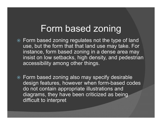 Zoning and subdivision of land | PDF | Developmental Sites | Real Estate