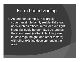 Zoning and subdivision of land | PDF