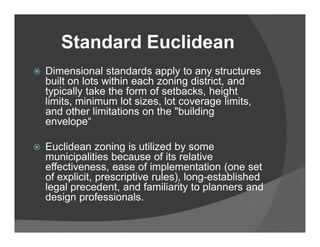 Zoning and subdivision of land | PDF