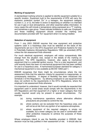 Zoning of explosion | PDF