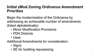 Zoning Ordinance Modernization Project (zMOD): April 13, 2017 | PPT