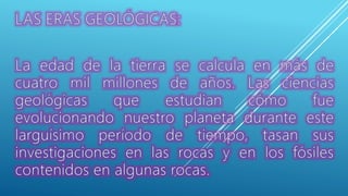 Eras Geológicas | PPTX