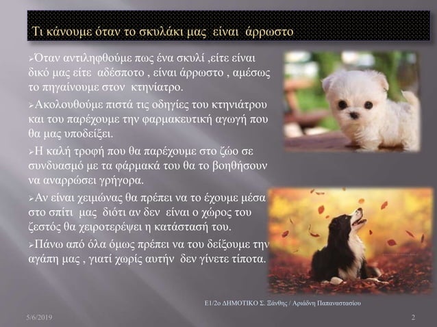 ΖΩΑ ΥΠΟ ΕΞΑΦΑΝΙΣΗ | PPTX