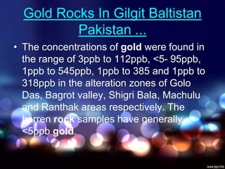 Types of rocks in Pakistan | PPT