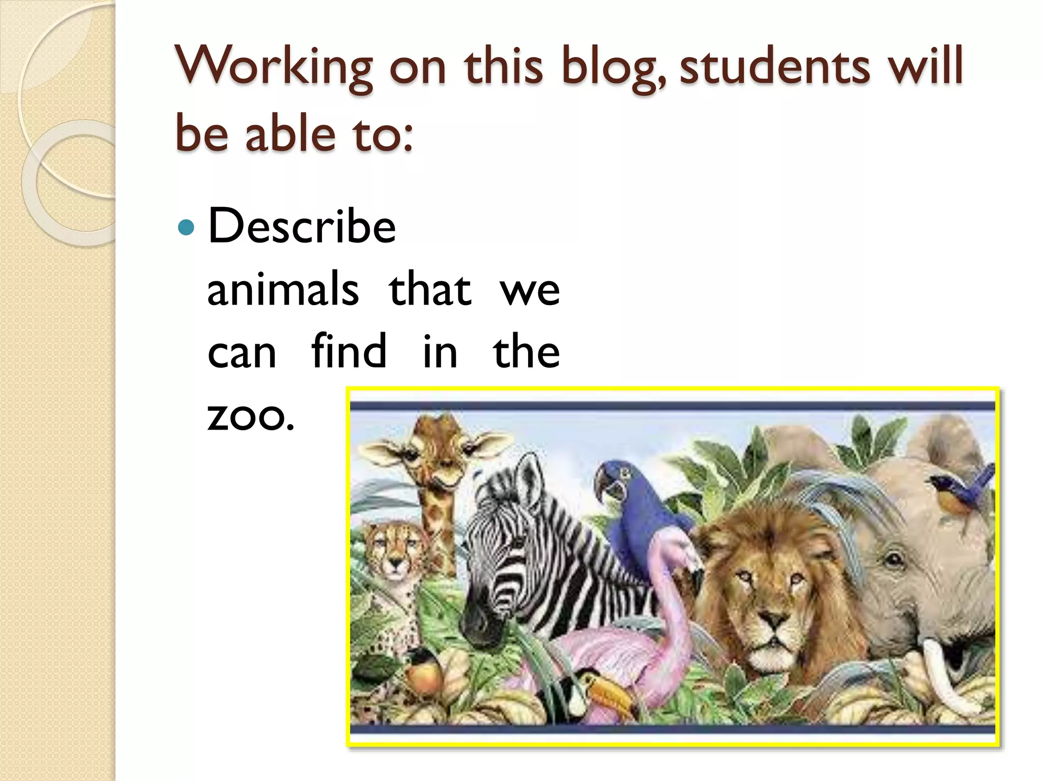 Zoo animals (1) | PPTX