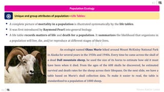 Introduction to Population Ecology and different aspects of a ...